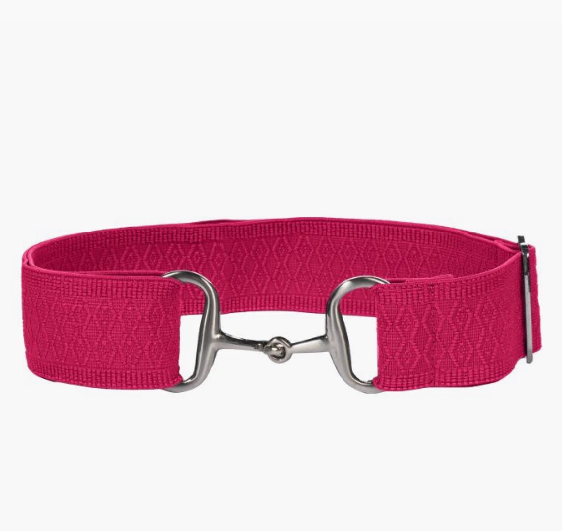 Hot Pink Elastic Belt | CrossRail Apparel & Tack