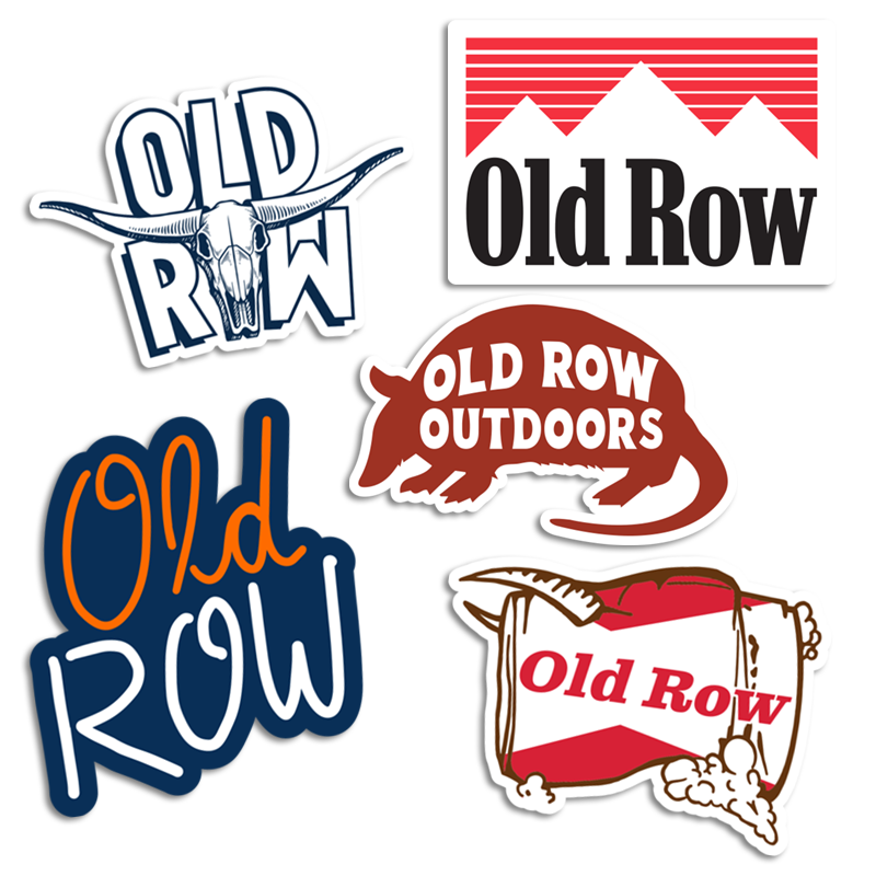 Western Stickers 5 Pack by Old Row | CrossRail Apparel & Tack