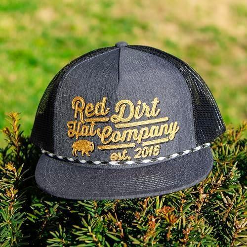 Red Dirt Hat Co. Gold Digger Hat (Heather Charcoal/Black) | CrossRail ...