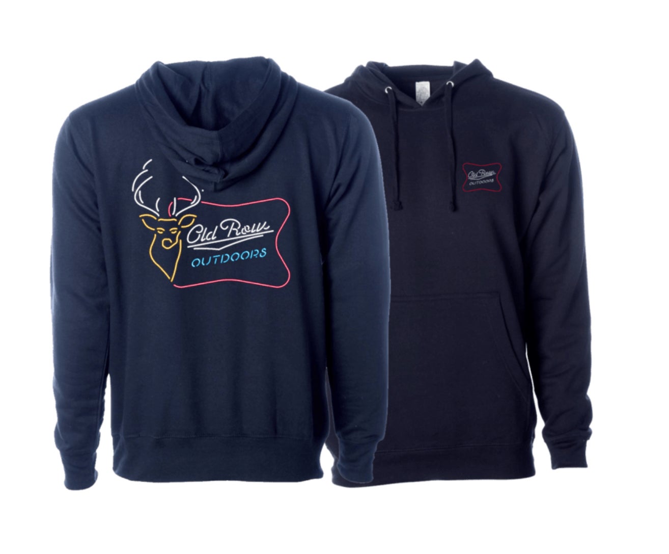 Outdoors Neon Buck Hoodie by Old Row | CrossRail Apparel & Tack