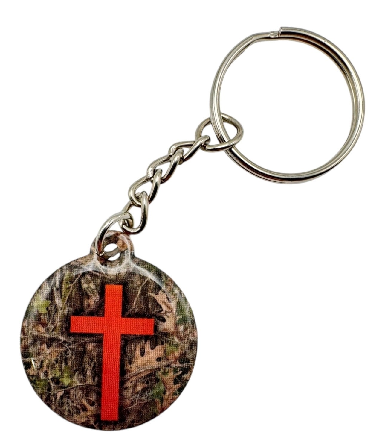 Tap To Pray - Prayer Tag Keychains Orange/Forest Camo By Versible ...